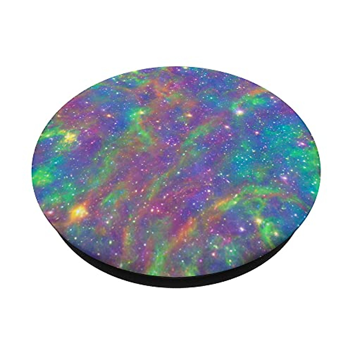 Galaxy and space as well as astronaut abstract painting PopSockets Swappable PopGrip