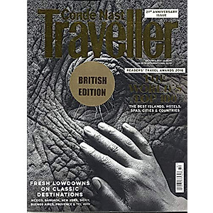 CONDE NAST TRAVELLER, BRITISH EDITION, OCTOBER, 2018 21st ANNIVERSARY ISSUE