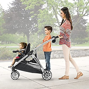 Chicco Bravo For2 Standing/Sitting Double Stroller, Iron