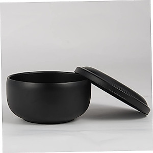 Containers with Lids 1pc Shaving Foam Bowl Hair Shaver for Men Travel Shaver Travel Container Shaving Mug Shaving Scuttle Mug Shaving Accessory Simple Shaving Bowl Soap Bowl Man