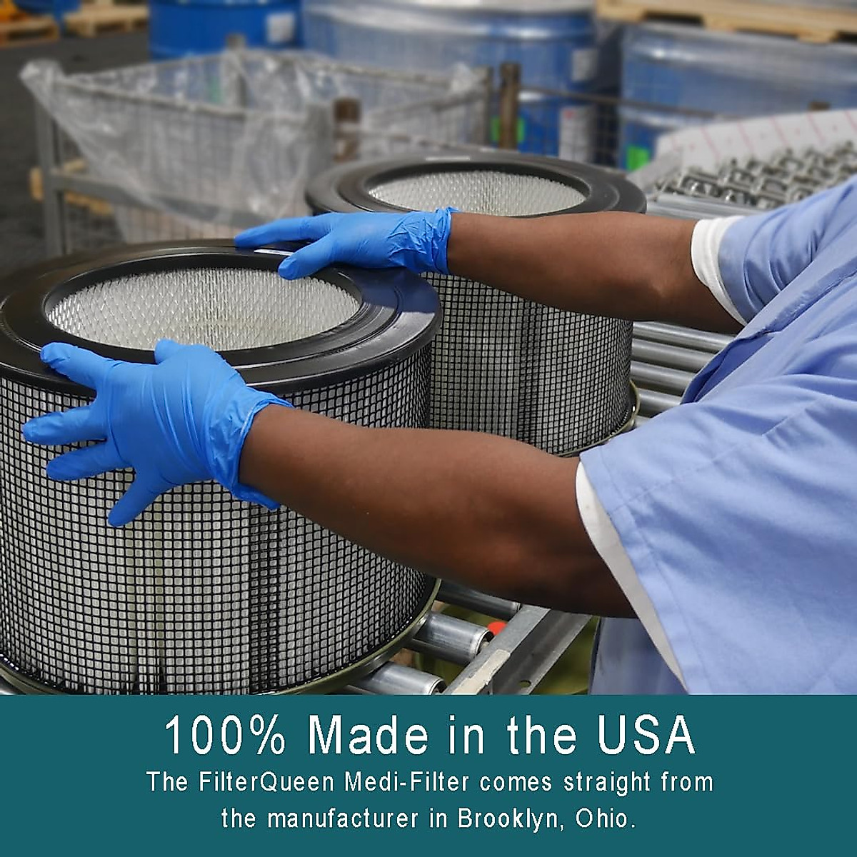 FilterQueen Defender Air Purifier Replacement Filter Bundle, Medi-Filter and Charcoal Pre-Filter Wraps