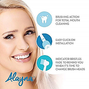 Alayna Replacement Brush Heads Compatible with Oral B Electric Toothbrush- 20 Pack of Precision Heads Fits Braun Pro 1000 1500 Clean 3000 5000 6000 8000 9000 Vitality, Triumph & More