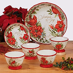 Certified International Winter's Medley Rectangular Platter, 14.25" X 10.25"