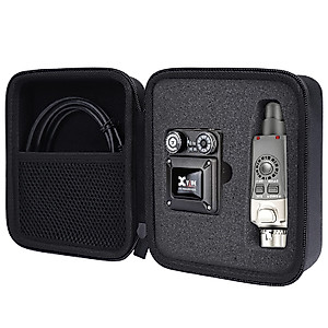 co2CREA Hard Travel Case Replacement for Xvive U4 U4R Wireless in-Ear Monitoring System IEM System Transmitter Beltpack Receiver