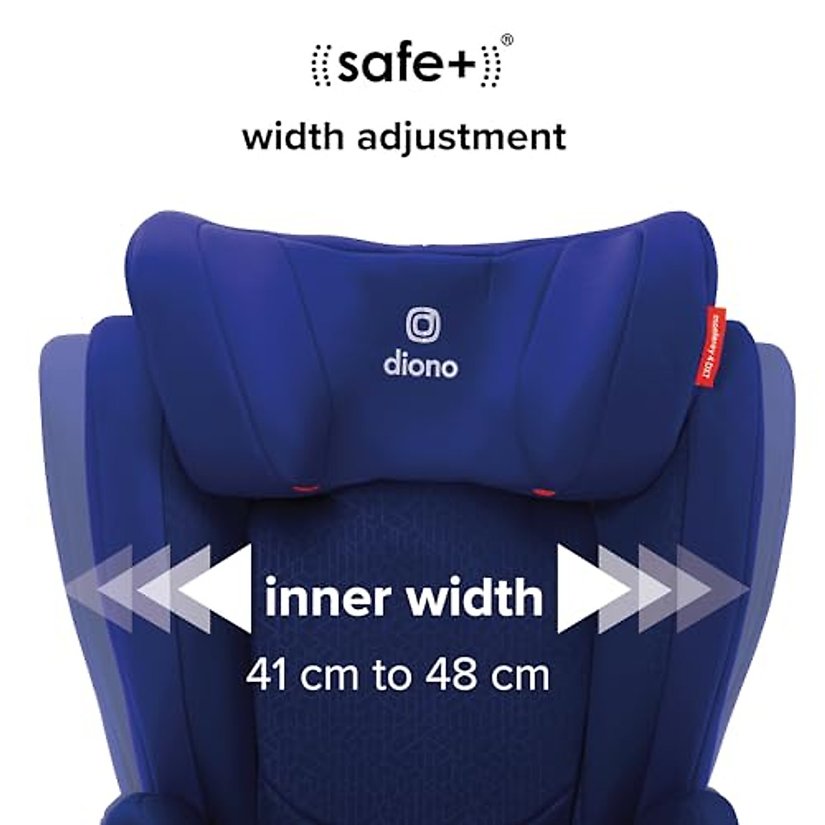 Diono Monterey 4DXT Latch, 2-in-1 High Back Booster Car Seat with Expandable Height, Width, Advanced Side Impact Protection, 8 Years 1 Booster, Blue