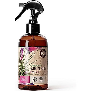Organic Ready to Spray Air Plant Food - Fertilizer Mist for Weekly Use - Best for Live Tillandisa, Bromeliads, and Other Common Air Plants (8 oz)