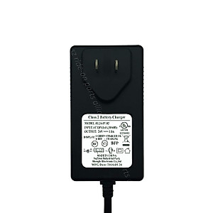 24 Volt Charger for Kid Ride On Car 24V Battery Charger for Grave Digger Monster Truck & Yamaha 24V Grizzly Riding Toy Powered Electric Car Accessories