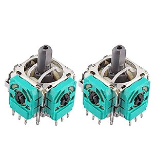 Zerone 3D Joystick Axis Analog Sensor Replacement Module, Replacement Analog Stick Joystick Parts for Xbox One Game Console Controller Repairing (2 Pack)