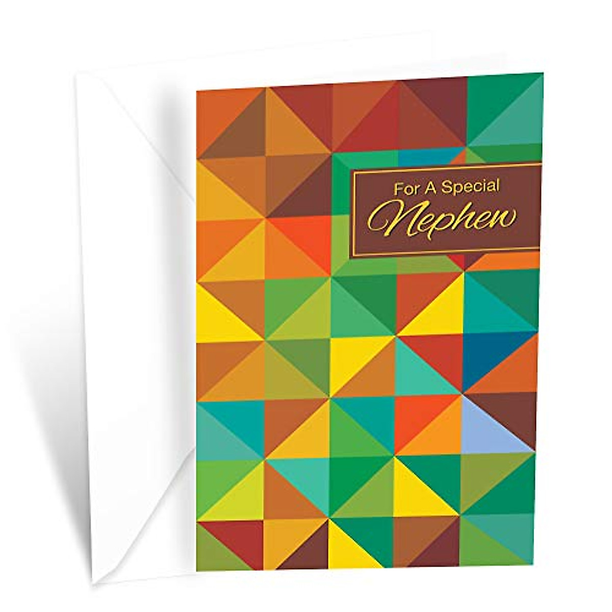 Happy Birthday Card Nephew | Made in America | Eco-Friendly | Thick Card Stock with Premium Envelope 5in x 7.75in | Packaged in Protective Mailer | Prime Greetings