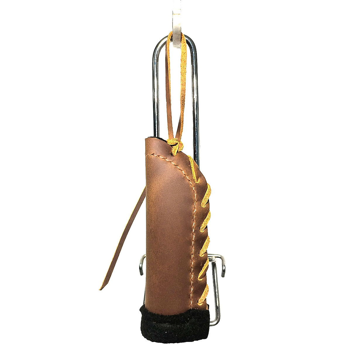 XTBOCA Genuine Leather Pot Handle,Leather Holder Covers,Panhandle Pot Holder,Leather Potholder,Cast Iron Handle Cover, Cast Iron Skillet,Cast Iron skillets,Handmade 1pc