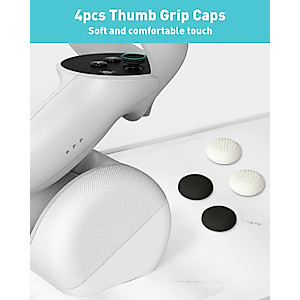 Joystick Replacement Kit for Oculus Quest 2 Controller, OLCLSS Accessories for Oculus Quest 2 Controller and Meta Quest 2 Controller(Black-11-in-1)