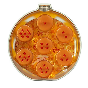 ABYSTYLE Studio Dragon Ball Z Collectible Dragon Radar Tin Includes 7 Acrylic Resin Crystal Ball Replicas, Each Measuring 2" Across DBZ Anime Manga Collectibles Gift