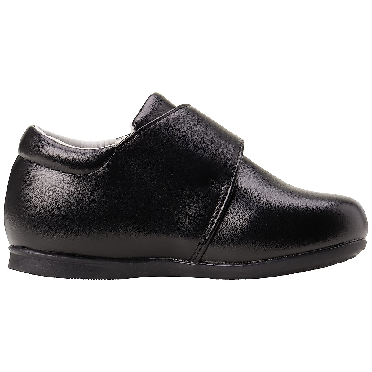 Josmo Boy's Walking Dress Shoe (Infant, Toddler), Size 6 Toddler, Black Strap
