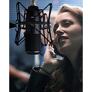 Boseen Microphone Shock Mount Mic Holder - Anti Vibration Spider Shockmount Compatible with Many Condenser Mics Like AT2020 MXL 770 MXL 990 Samson G Track Pro Rode Procaster NT1-A Neumann U87 etc.