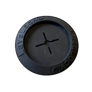 LavaLock® Black Temp Probe Grommet - BBQ Smoker Thermo Probe Port Pass Though for 1 in OR 1.25 in. Hole (Fits 1 Inch Hole)