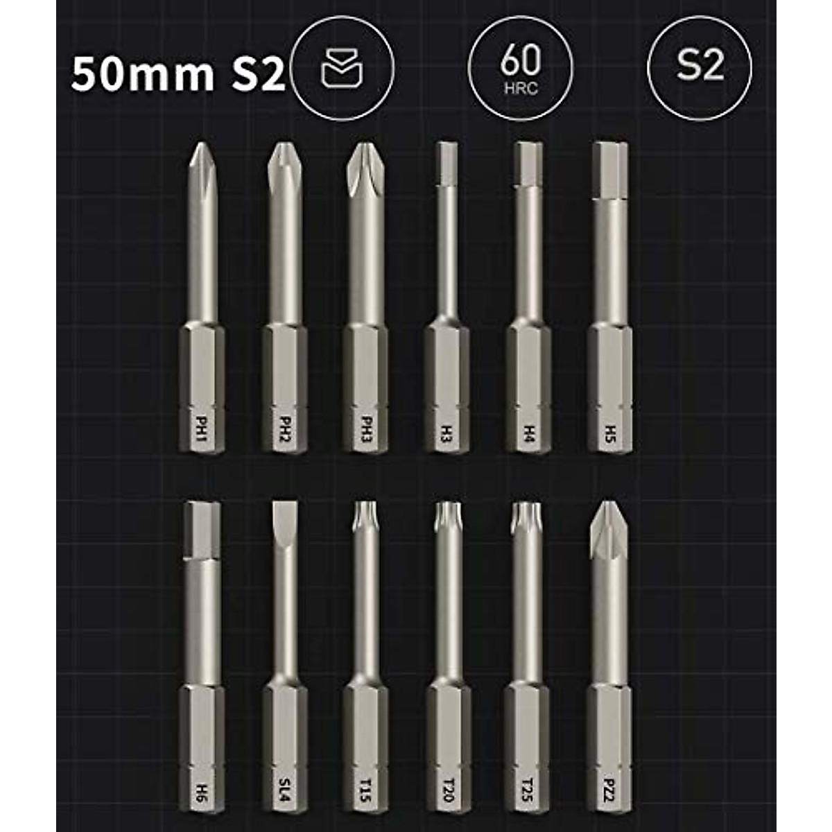 Xiaomi MI HOTO Cordless Power Electric Screwdriver, LED Shadow Light, Variable Speed, USB Rechargeable 1500mAh Li-ion, 12pc S2 Screw Bits, Compact, Robust & Stylish, Highly Portable - Great Gift