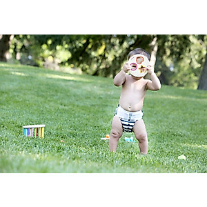 GroVia Reusable Hybrid Baby Cloth Diaper Hook & Loop Shell (Marsala)