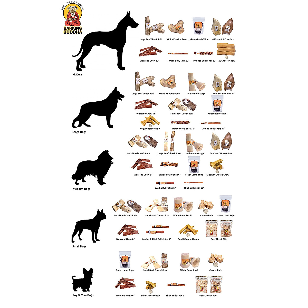 Barking Buddha X-Large Yak Cheese Chews for Dogs | Himalayan Churpi Chew Treats | Healthy, Odorless, Long Lasting Rawhide-Free Bones for Aggressive Chewers (Pack of 3)