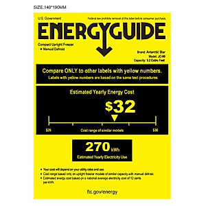 Antarctic Star Beverage Refrigerator Cooler -120 Can Mini Fridge Glass Door for Soda Beer or Wine Constant Glass Door Small Drink Dispenser Clear Front Door for Home, Office Bar 3.2cu.ft