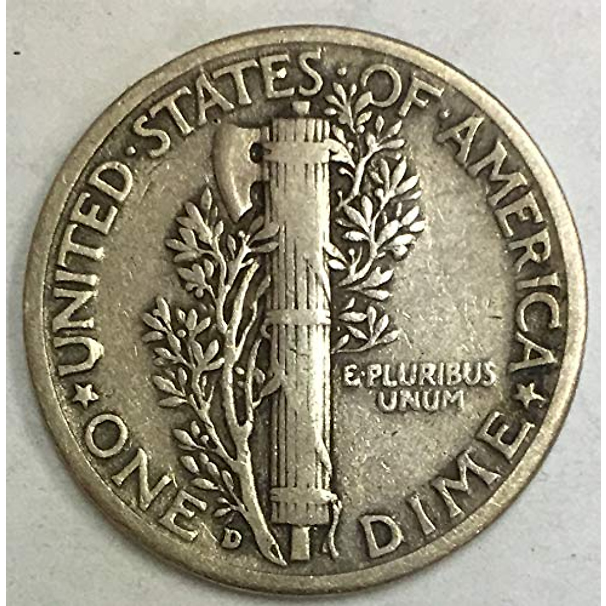 1943 D Mercury Dime 90% Silver 10c Fine