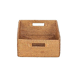 Kouboo 1060121 Laguna Rattan Shelf & Organizing Basket