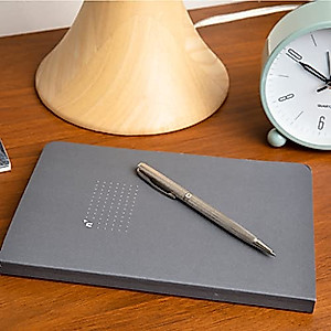 Northbooks A5 Dotted Bullet Notebook Journal | 5.8” x 8.2” Dot Grid Journals | Soft Cover Eco-Friendly Premium Recycled Cream Color Paper 144-Pages | Made in USA | 2-Pack