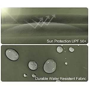 VAYAGER Men's Hiking Cargo Shorts Lightweight Multi Pocket Casual Outdoor Travel Shorts for Fishing Camping (Army Green-3XL)