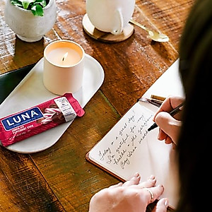 LUNA Bar - Chocolate Peppermint Stick - Gluten-Free - Non-GMO - 7-9g Protein - Made with Organic Oats - Low Glycemic - Whole Nutrition Snack Bars - 1.69 oz. (12 Pack)