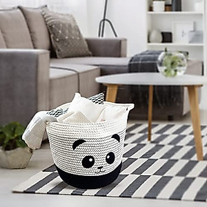 Storage Basket Bins Woven Baskets 3 Pack for Storage Woven Baskets 11.8in*11.8in for Organizing Living Room, Bedroom toys clothes towels books