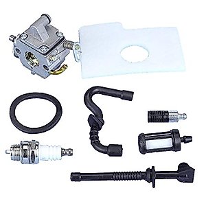 Replacement Part for M.C Carburetor Air Filter Set for MS170 MS180 017 018 Carb C1Q-S57B Filter Line Garden Tool Spare Parts Carburetor Accessoriesr
