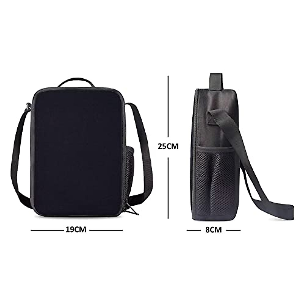 ZPINXIGN Mushroom Moon Backpack for Women Kids School Bag Set Backpack with Lunch Box for Middle School Girls 9-12 Teens Backpack Purse Cute Bookbags