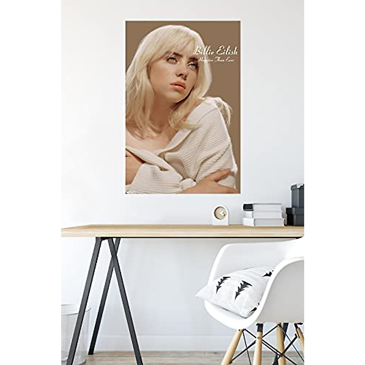 Trends International Billie Eilish-Cover Wall Poster, 22.375" x 34", Premium Unframed Version, Bedroom