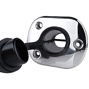 HOFFEN 2PCS STAINLESS STEEL FISHING ROD HOLDER 9" Flush Mount with UV PVC Liner( 30 Degree）