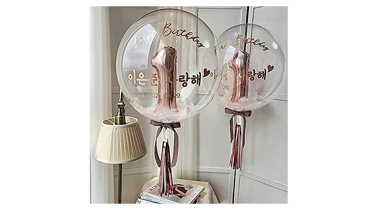 Clear Balloons for Stuffing - 15 Pack Wide Neck Fillable Balloons