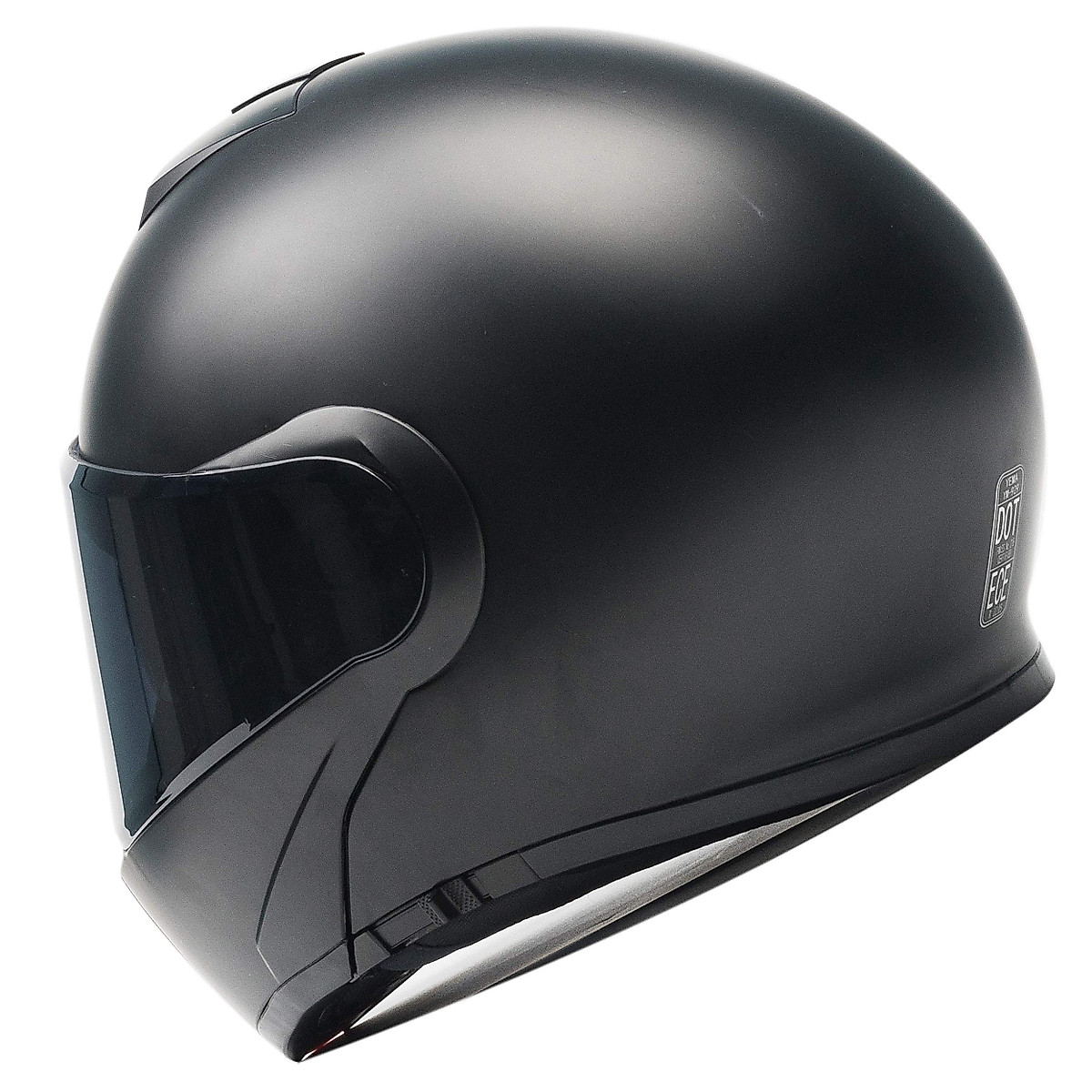 Motorcycle Modular Flip-up Helmet DOT and ECE Approved - YEMA YM-929 Motorbike Casco Moto Bike Racing Helmet with Sun Visor for Adult,Youth Men and Women - Black,M