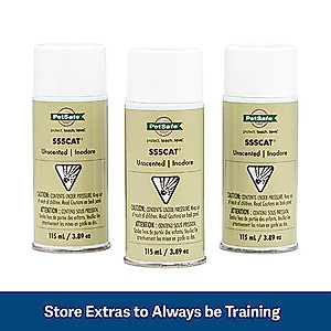 PetSafe SSSCAT Spray Replacement Can Only – Use with SSSCAT Spray, Dog and Cat Deterrent System - Keeps Areas Pet Proof – Environmentally Friendly Training Repellent - Protect Your Pets and Furniture