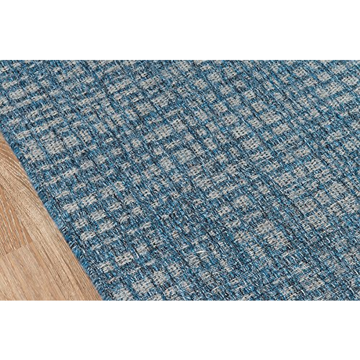 Momeni Rugs Como Contemporary Geometric Indoor Outdoor Area Rug, 9'10" X 13'2", Blue