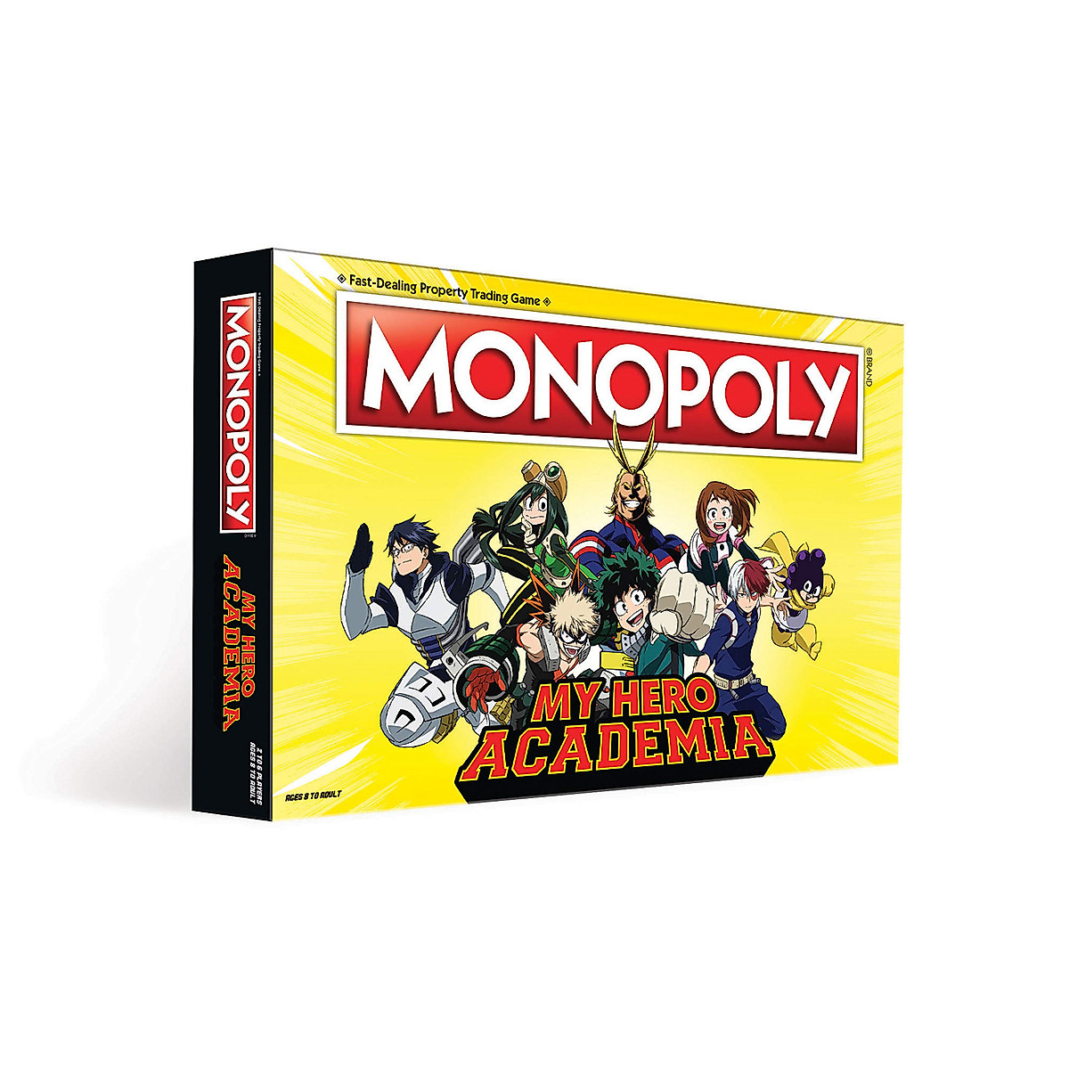 Monopoly: My Hero Academia Board Game | Buy, Sell, Trade Fan-Favorite Heroes from The Popular Anime Show | Classic Monopoly Game | Officially-Licensed My Hero Academia Merchandise