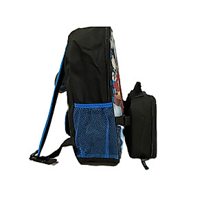 Sonic Full Size 16 Inch Backpack with Detachable Lunch Box