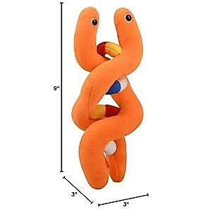 GIANTmicrobes DNA Plush, Genetics Gifts, DNA Gifts, Genetic Counselor Gifts, Genealogy Gifts, Ancestry Gift, Funny Science Teacher Gifts,Science Gifts