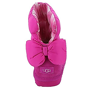 UGG Unisex-Child Bailey Bow Maxi Boot, Rose, 5 Big Kid