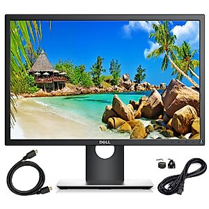 Dell P2217 LED Backlit 22 inch Monitor, VGA, HDMI, Display Port, 16.7 Million Colors, 178 Degree Viewing Angle, Built-in USB 3.0 hub, 1050p at 60Hz, 5 ms Response Time (Renewed)