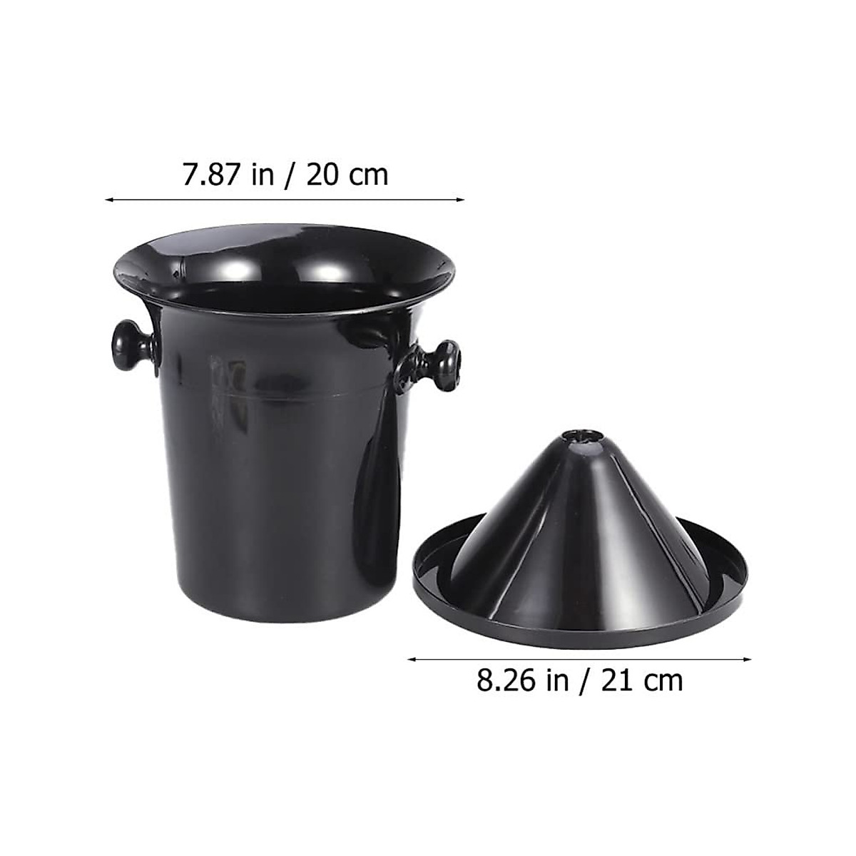 YARDWE 4Pcs Wine Tasting Dump Bucket Champagne Bucket Spit Wine Barrels Ice Bucket Cold Wine Barrels for Wine Whiskey Cocktails