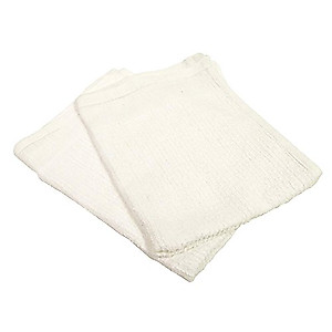 Kitchen Basics 51716 Terry 28 oz. Bar Mop, 16" x 19", White (Pack of 12)