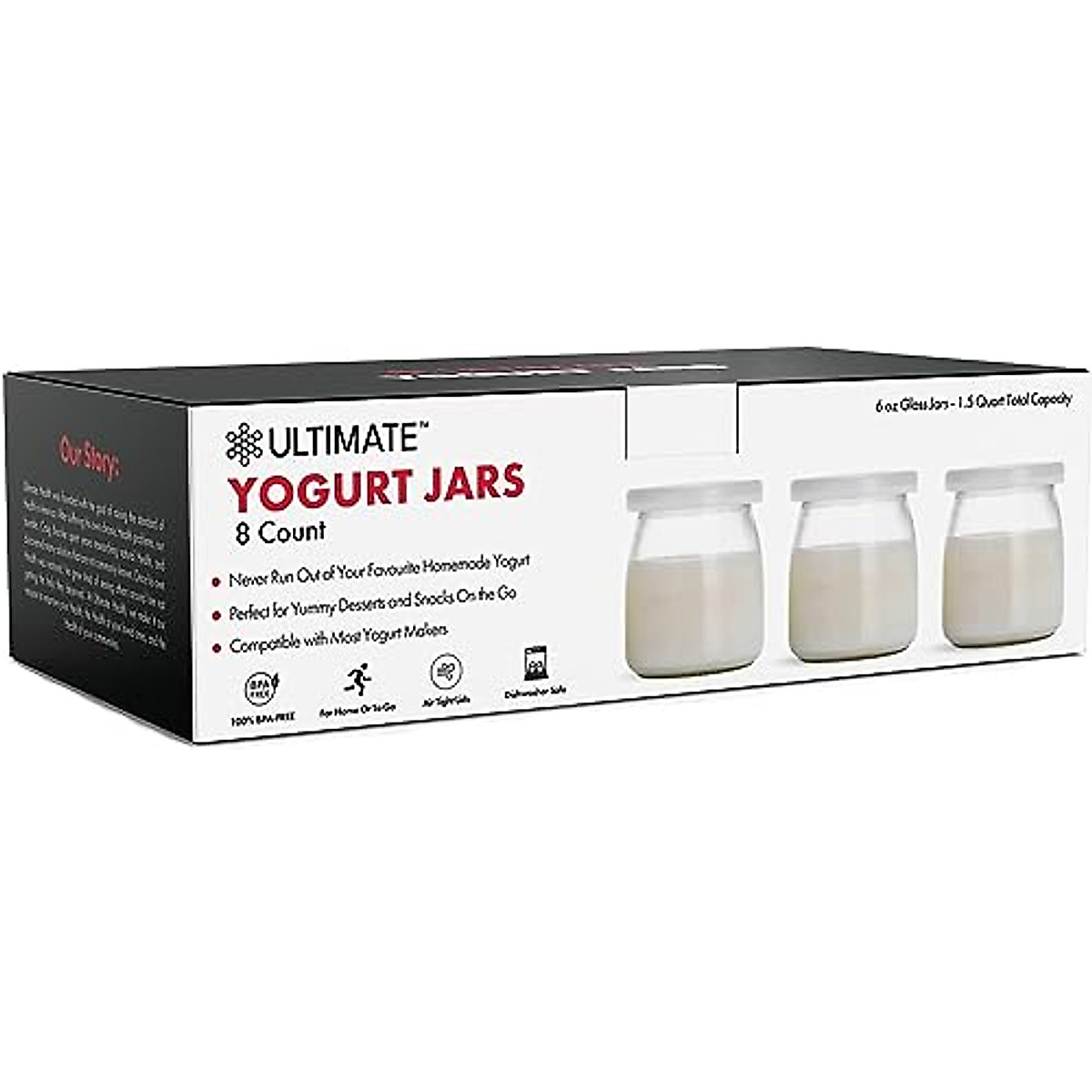 Save When You Buy 8 Extra Jars Along with Your Ultimate Probiotic Yogurt Maker Now!