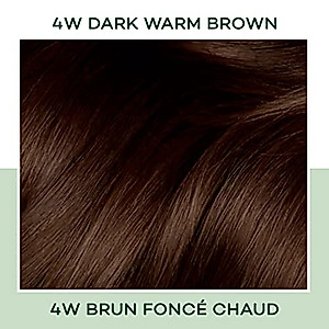 Clairol Natural Instincts Demi-Permanent Hair Dye, 4W Dark Warm Brown Hair Color, Pack of 2