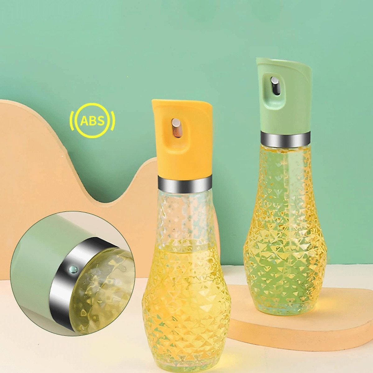 Sprayer Bottle | Olive Oil Mister Spray Bottle - 260ml Olive Oil Dispenser Bottle for Kitchen Atmosphere Fryer Oil Sprayer Widely Used for Salad Making, Baking, Frying, BBQ