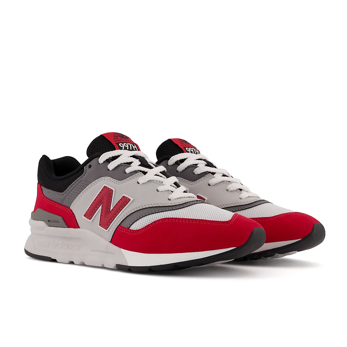 New Balance Men's 997H V1 Lifestyle Sneaker, Team Red/Black, 12