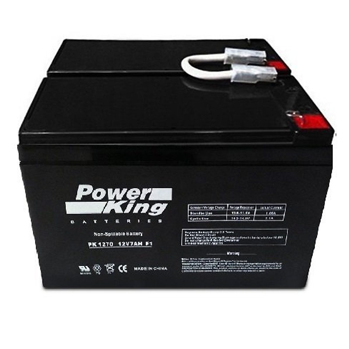 UPS Battery for APC BX900R Lead-Acid Battery Replacement 12V, 7Ah Includes Tape and Connector Beiter DC Power