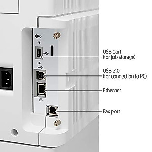 HP Laserjet Enterprise Flow MFP M633z Duplex Printer with One-Year, Next-Business Day, Onsite Warranty (J8J78A)